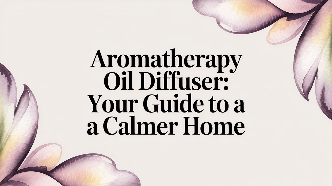 Aromatherapy oil diffuser: Your Guide to a Calmer Home – Wellness ...