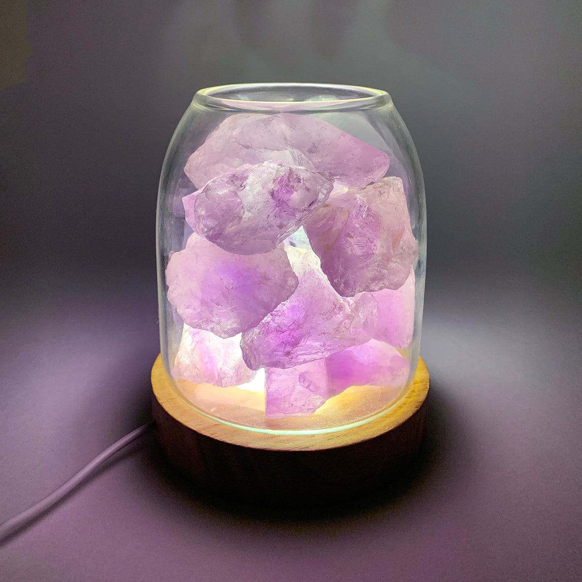 Aurora Crystal Diffuser - Amethyst – Wellness Apothecary